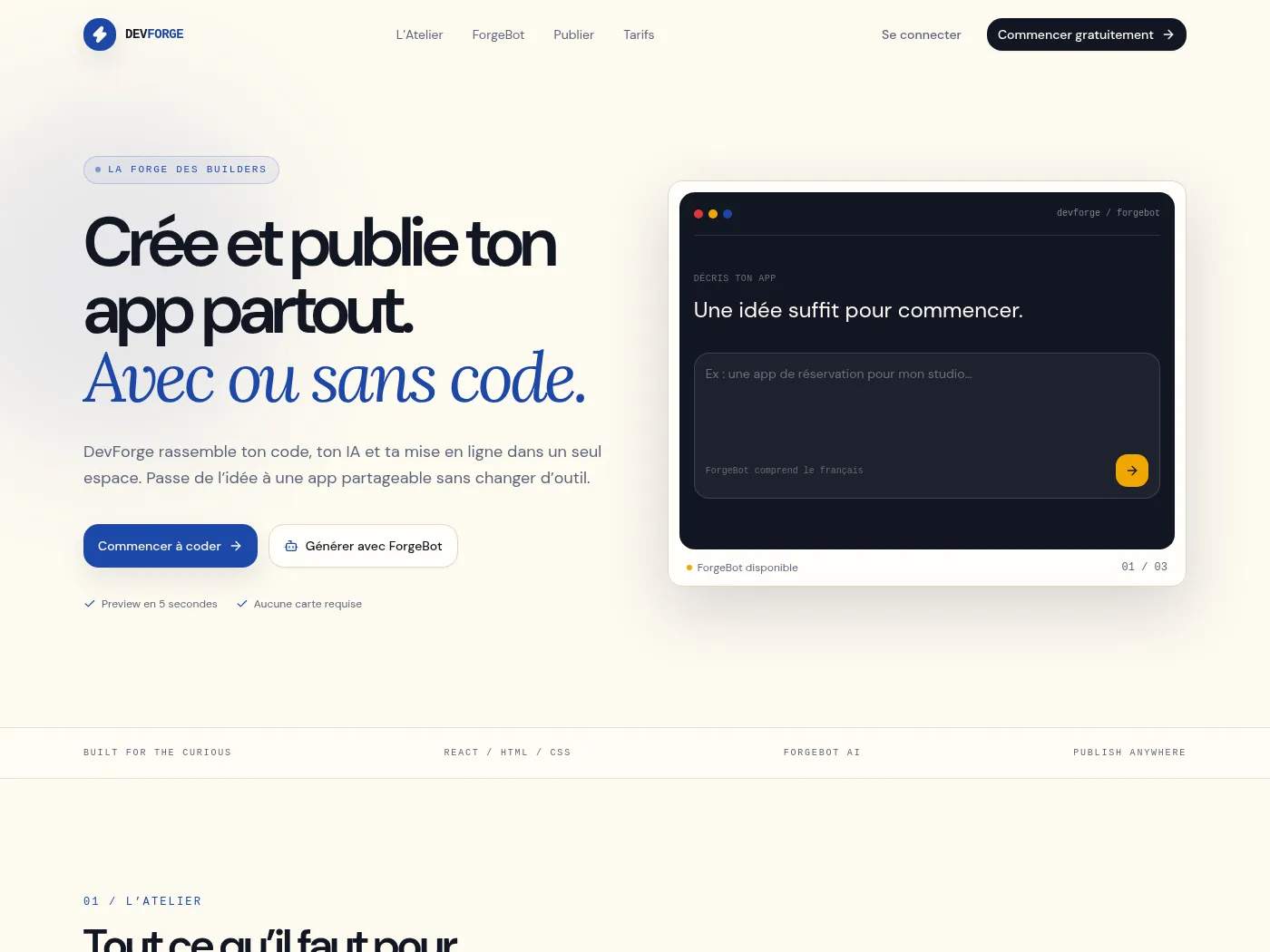 DevForge Platform
