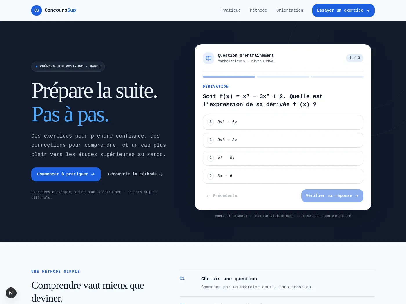 ConcoursSup Platform