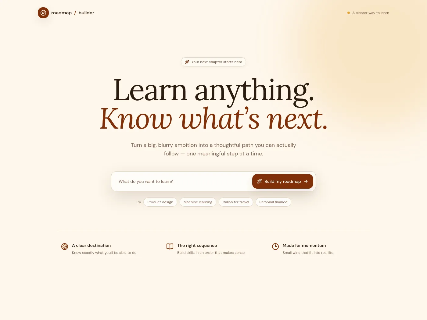 Roadmap Builder