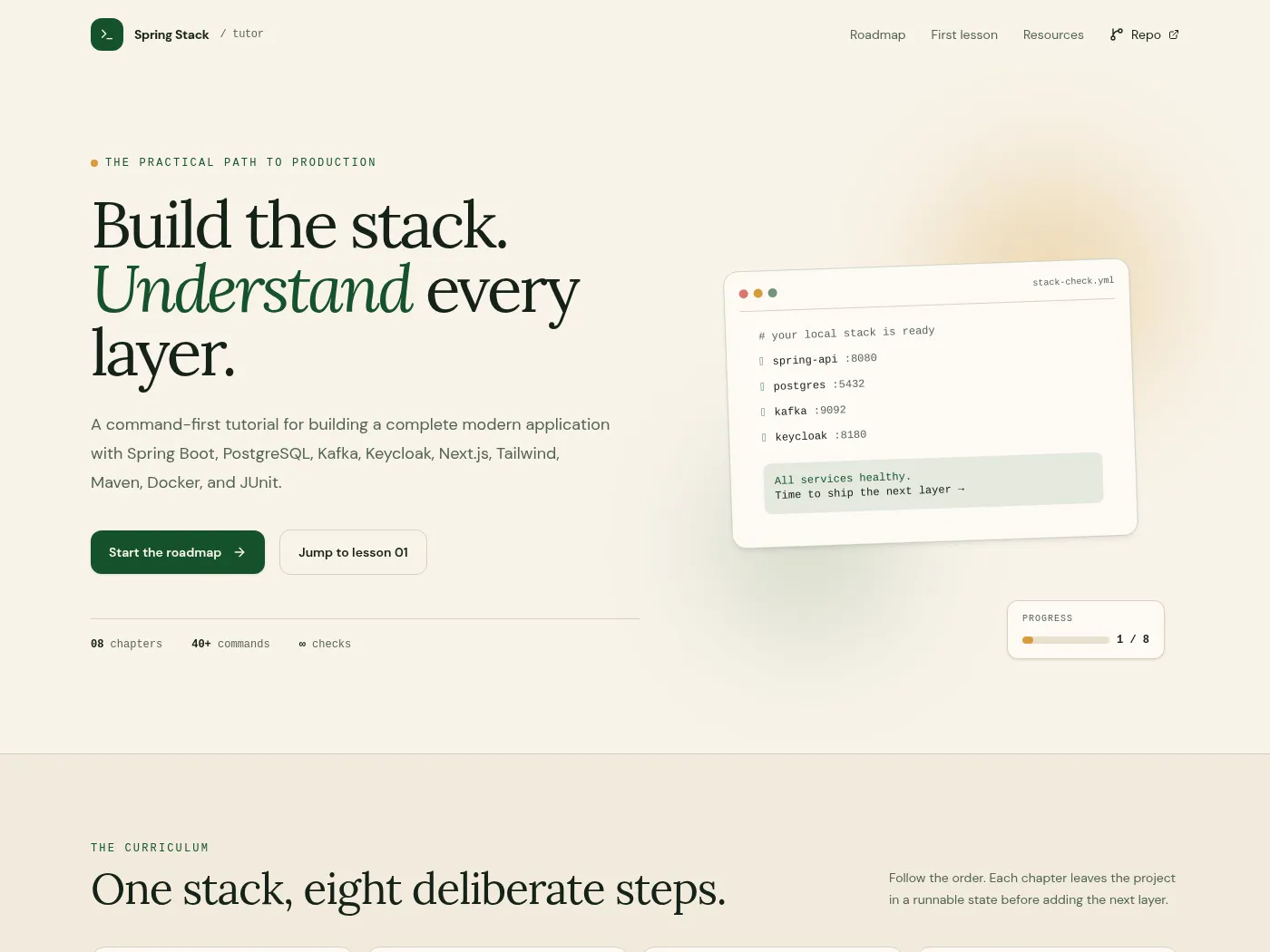 Spring Stack Tutor