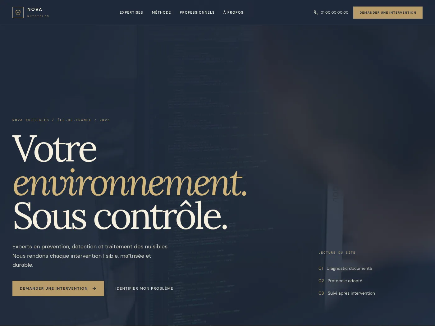 NOVA NUISIBLES Premium Site