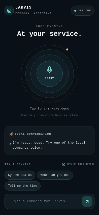 Offline Jarvis Assistant