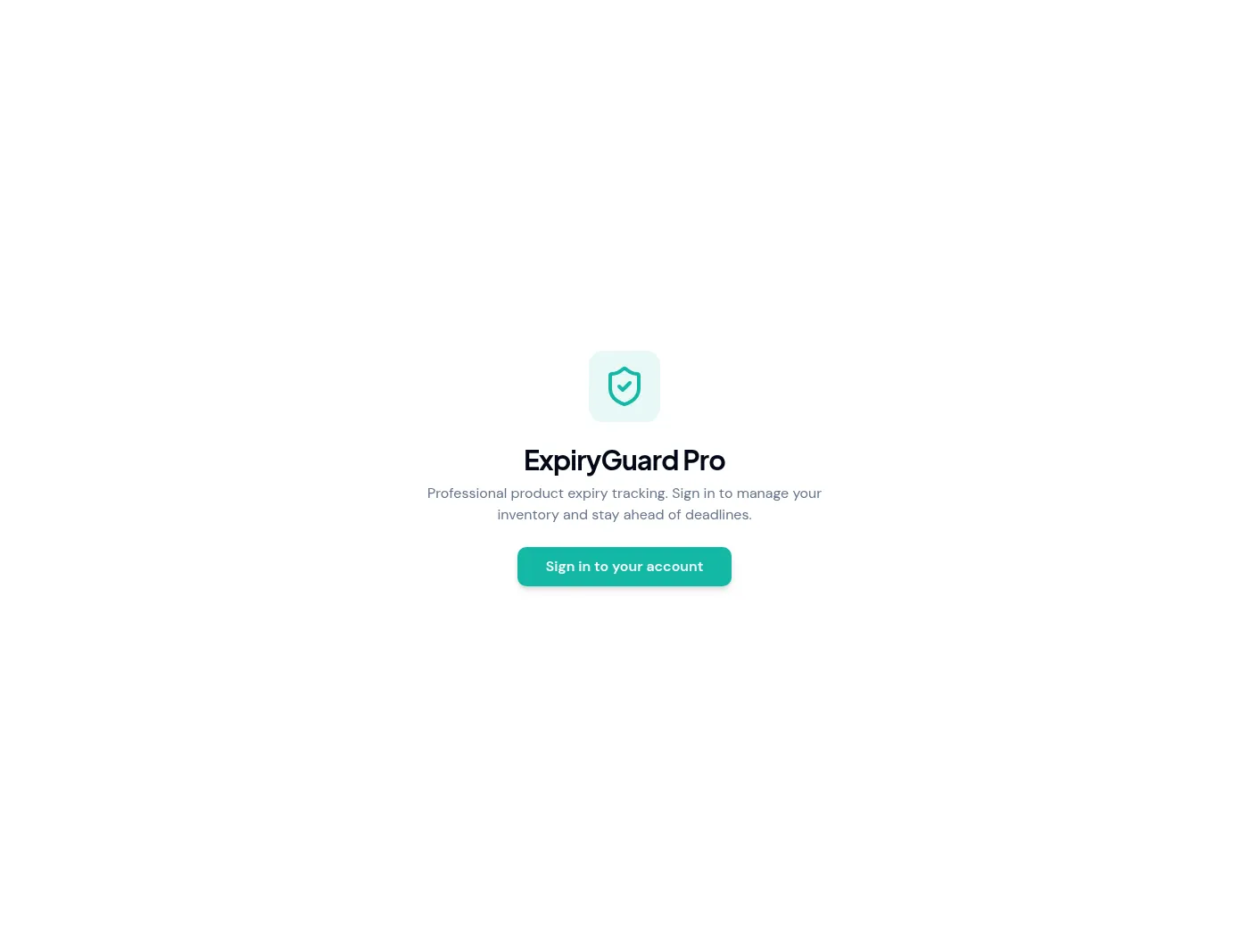 ExpiryGuard Pro