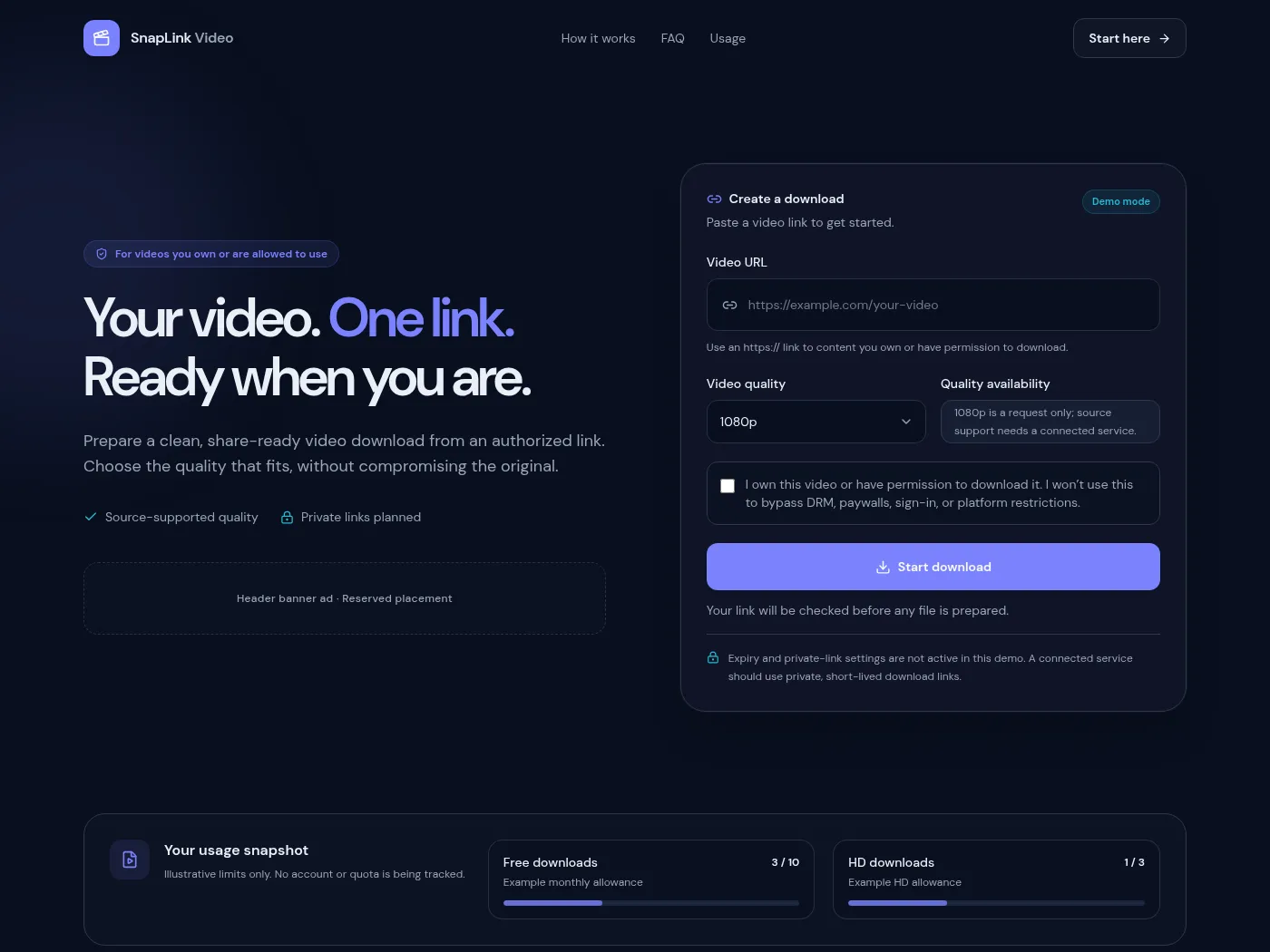 SnapLink Video