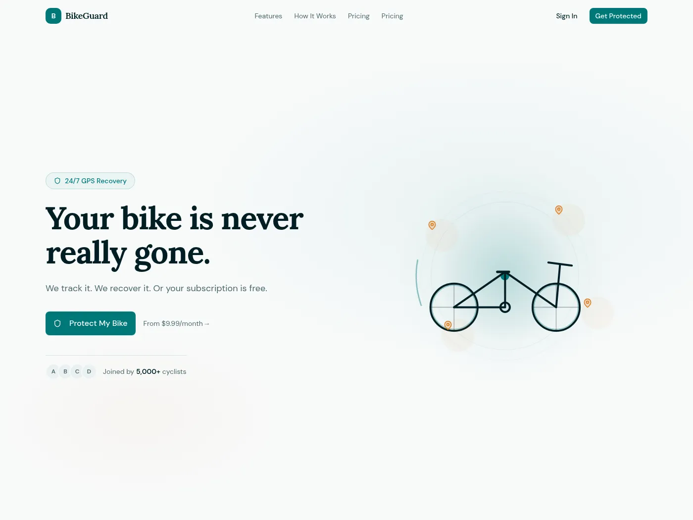 BikeGuard GPS Service