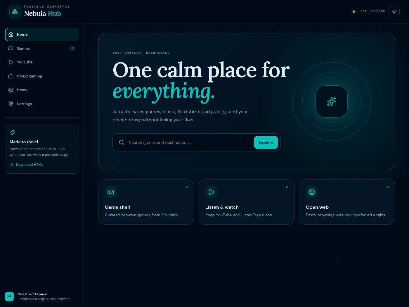 Proxy Game Hub
