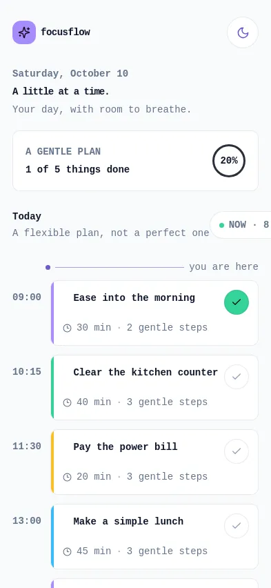 Focusflow Pro: Visual Planner OS