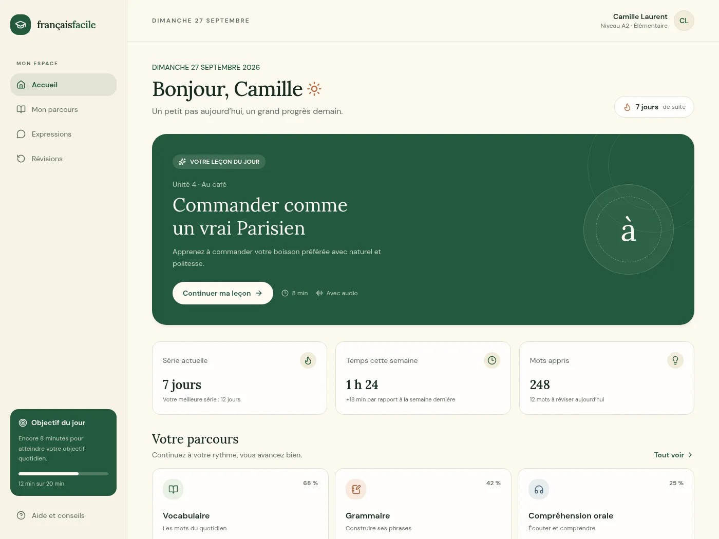 App Français Facile