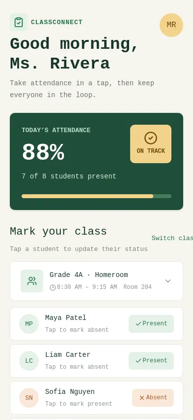 ClassConnect Attendance