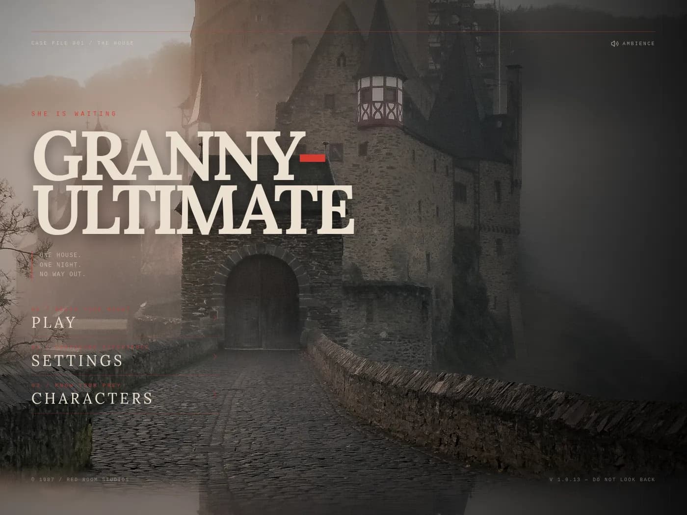 Granny Ultimate Horror Menu