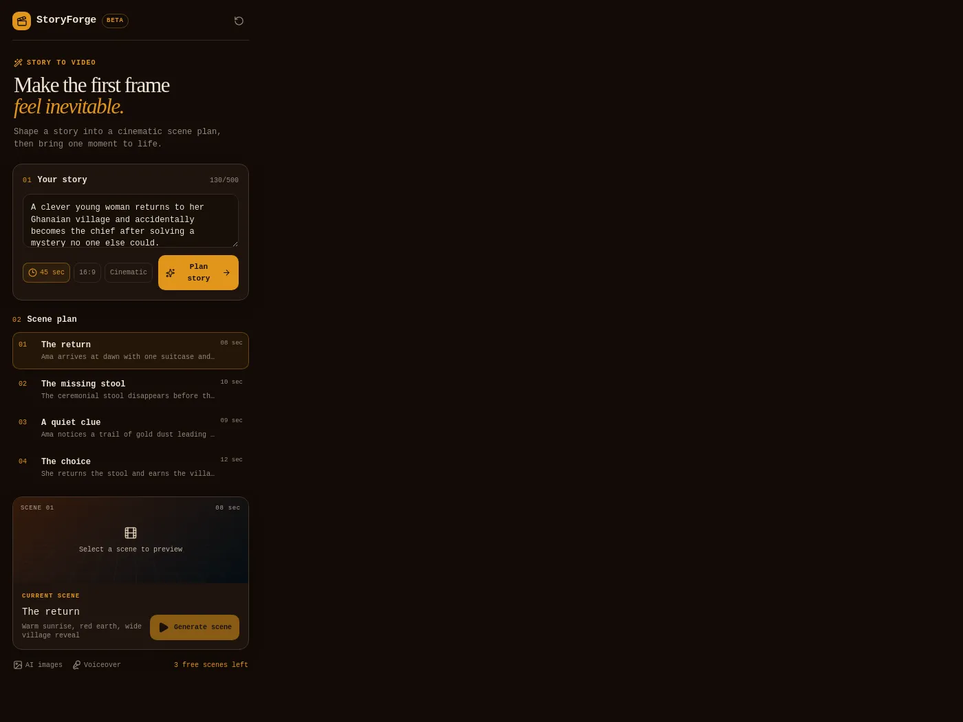 StoryForge AI Creator