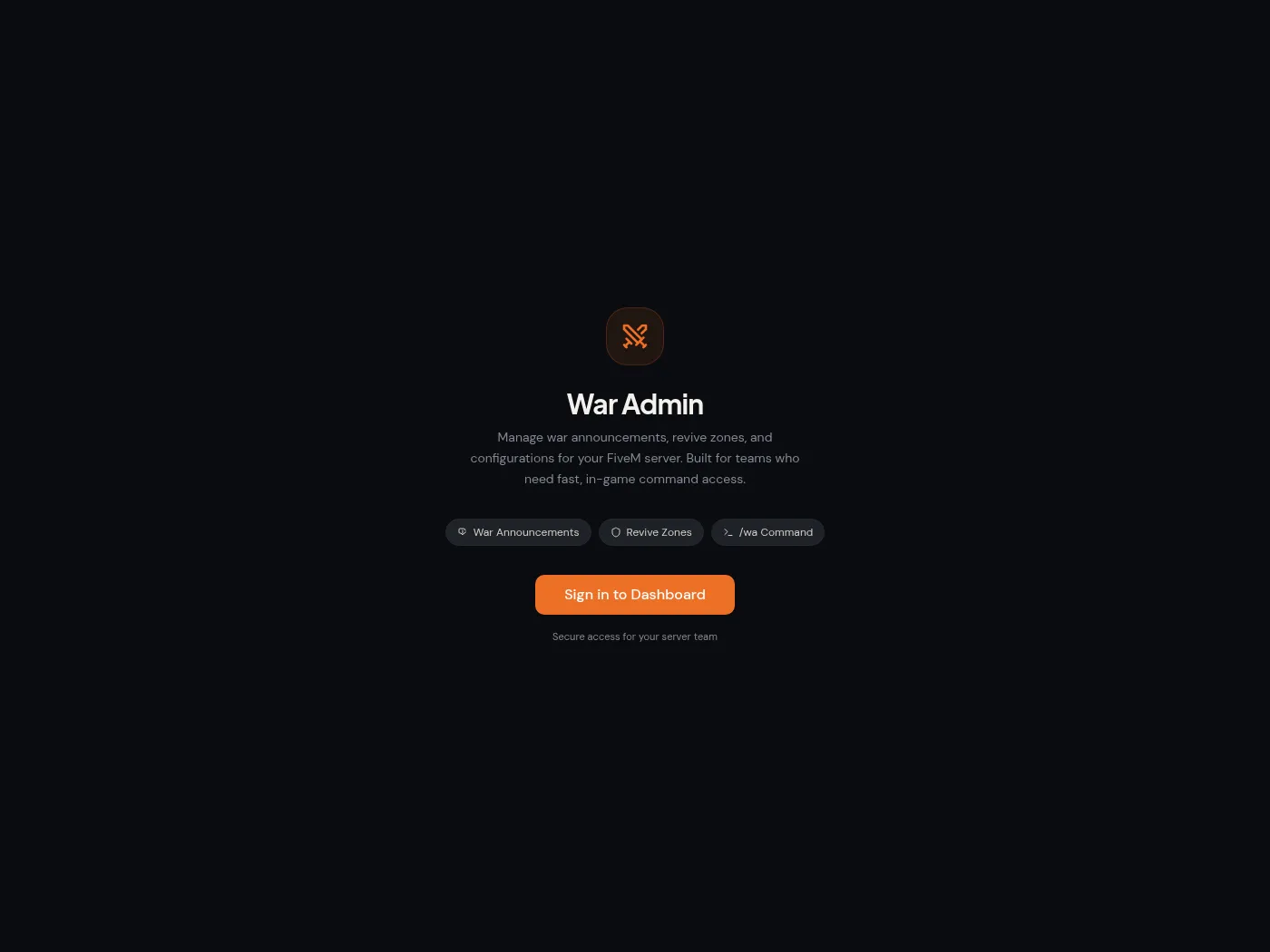 FiveM War Announce Admin