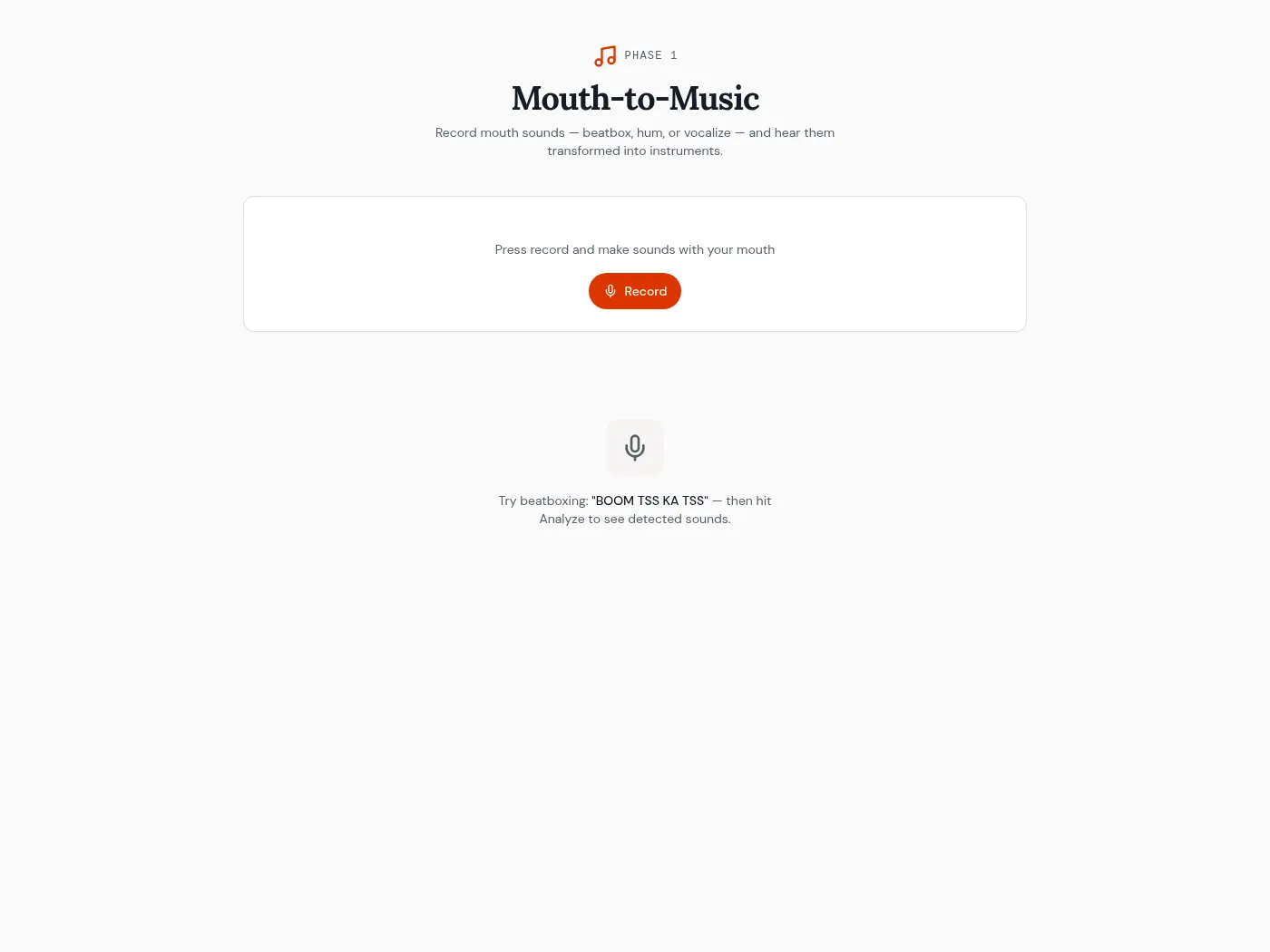 Mouth-to-Music
