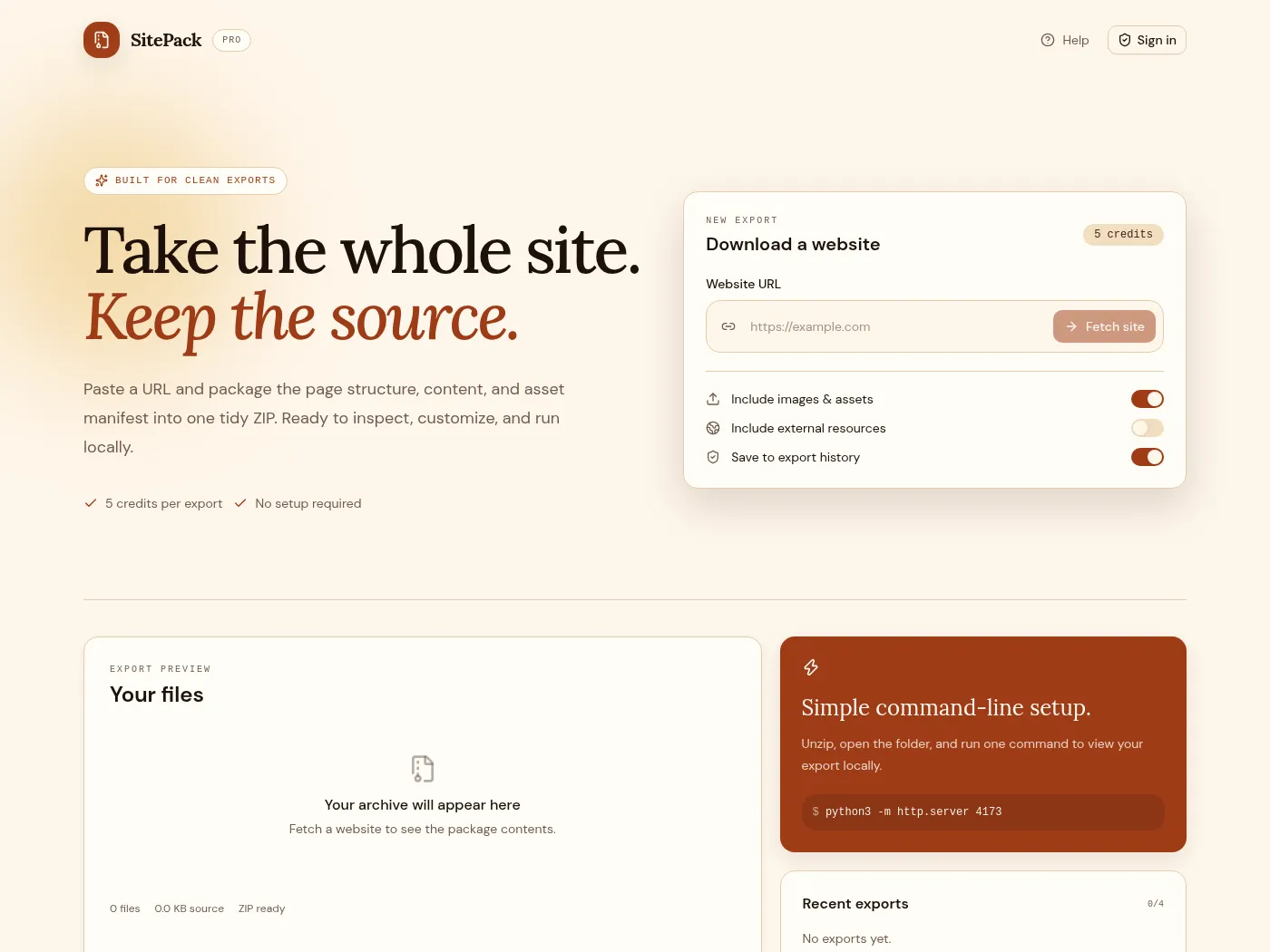 Website Downloader Pro