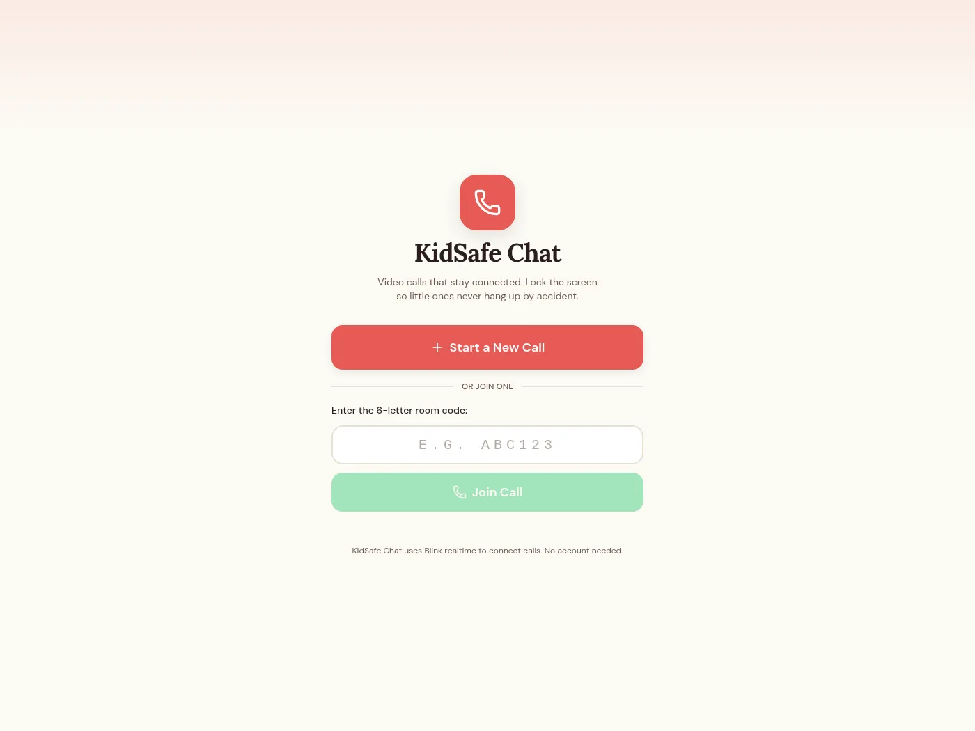 KidSafe Video Chat