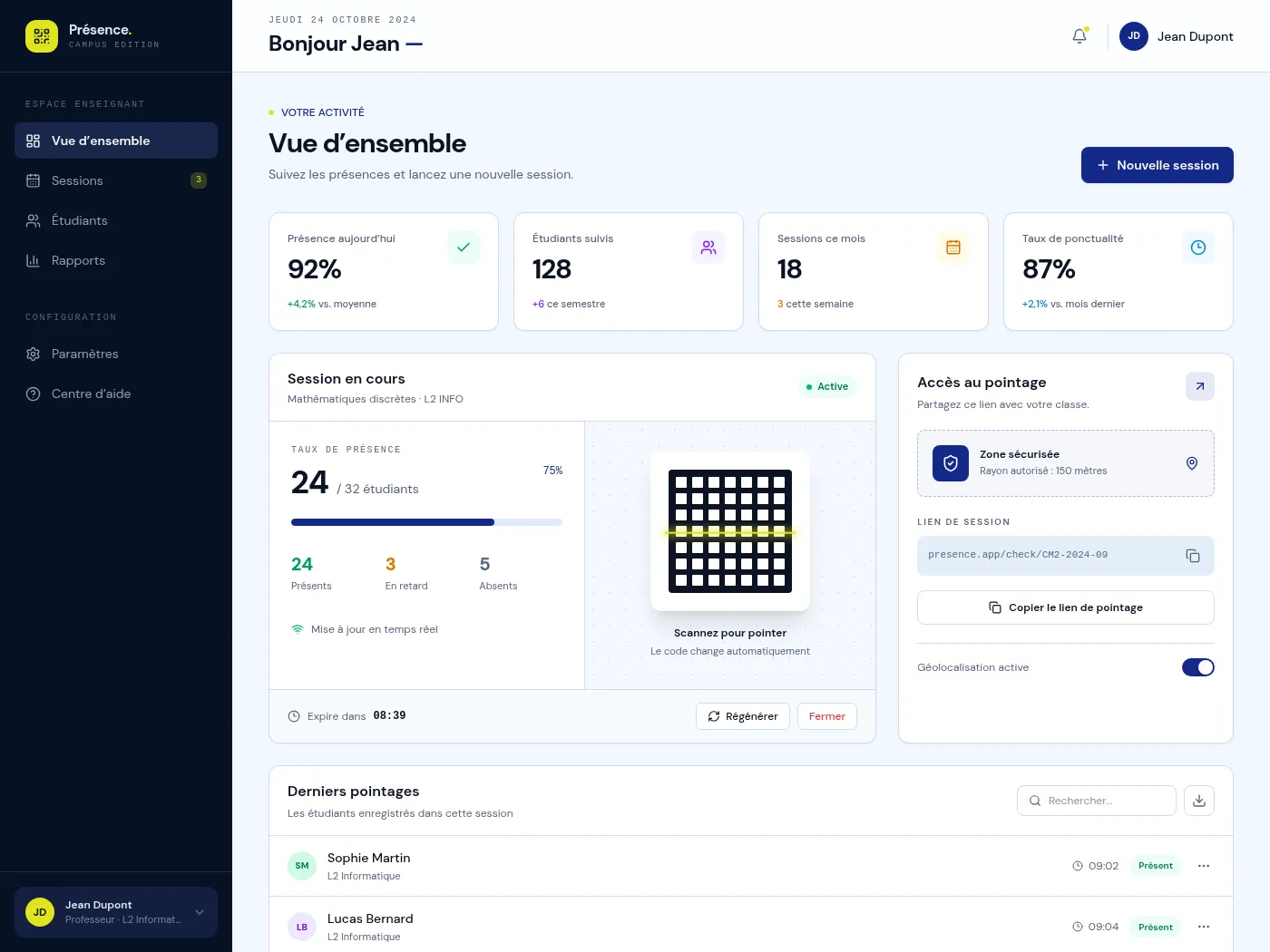 Smart Attendance Tracker