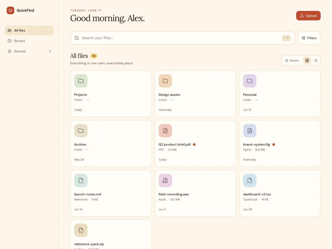 QuickFind Search App