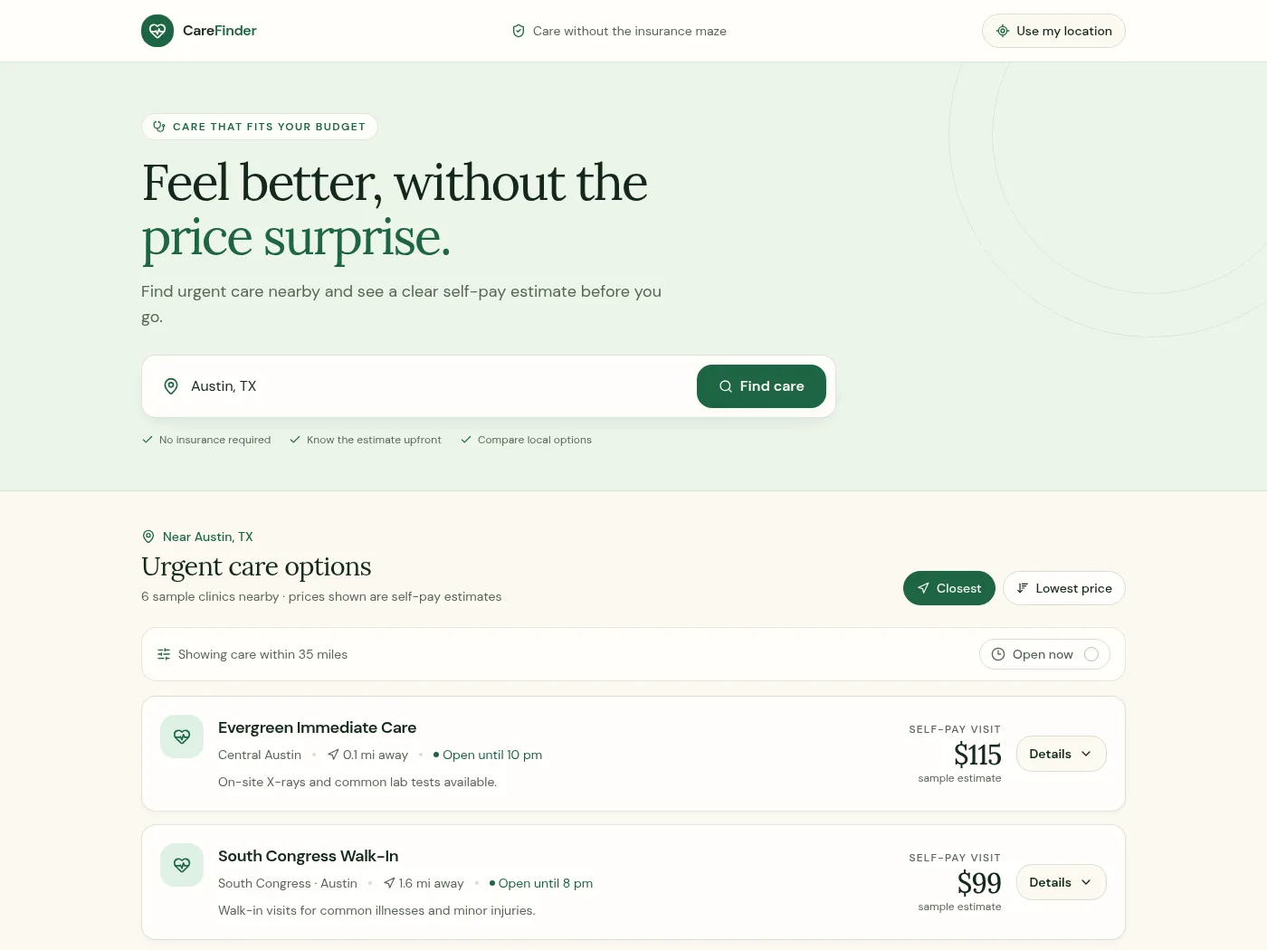 CareFinder SaaS