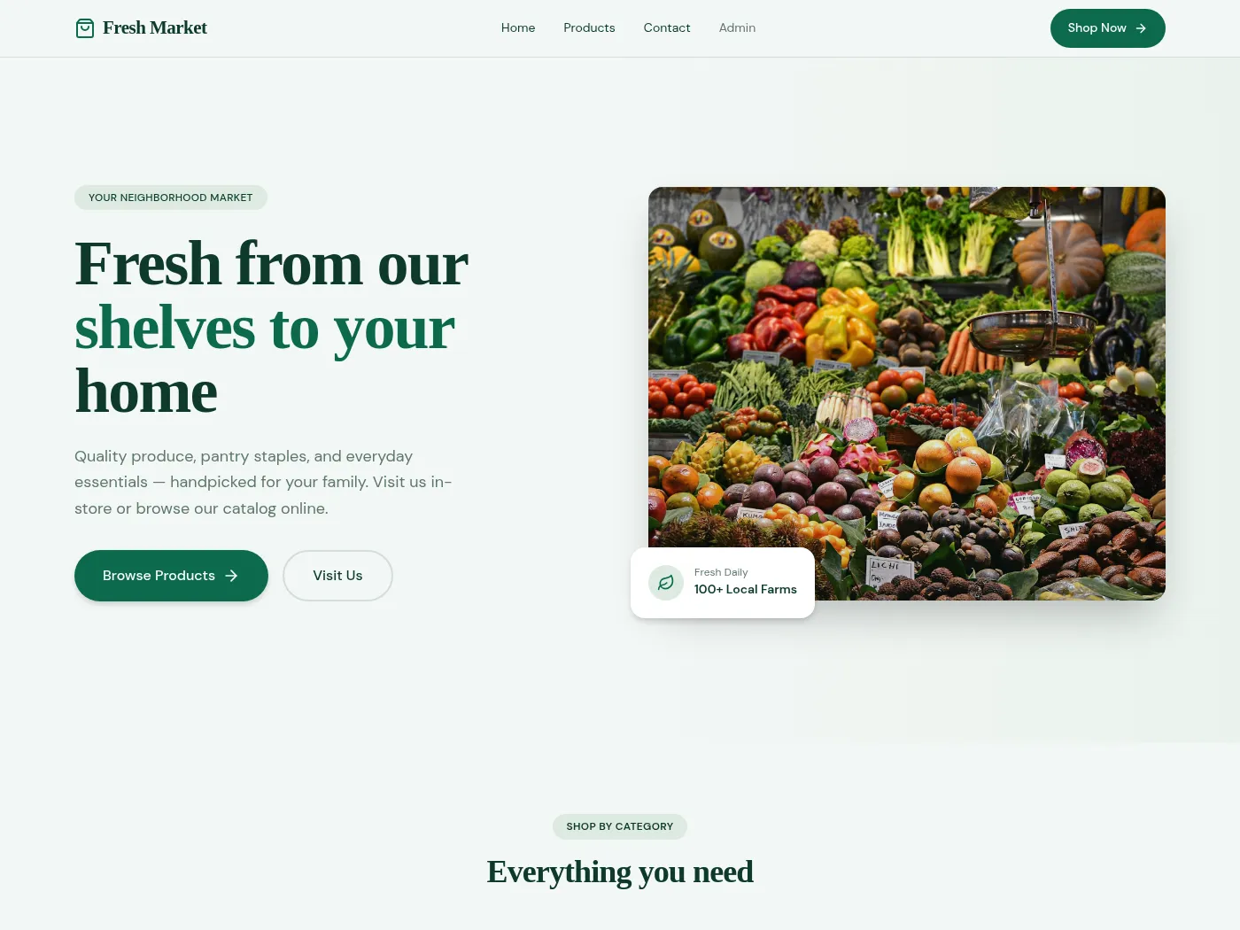 SuperMarket Hub