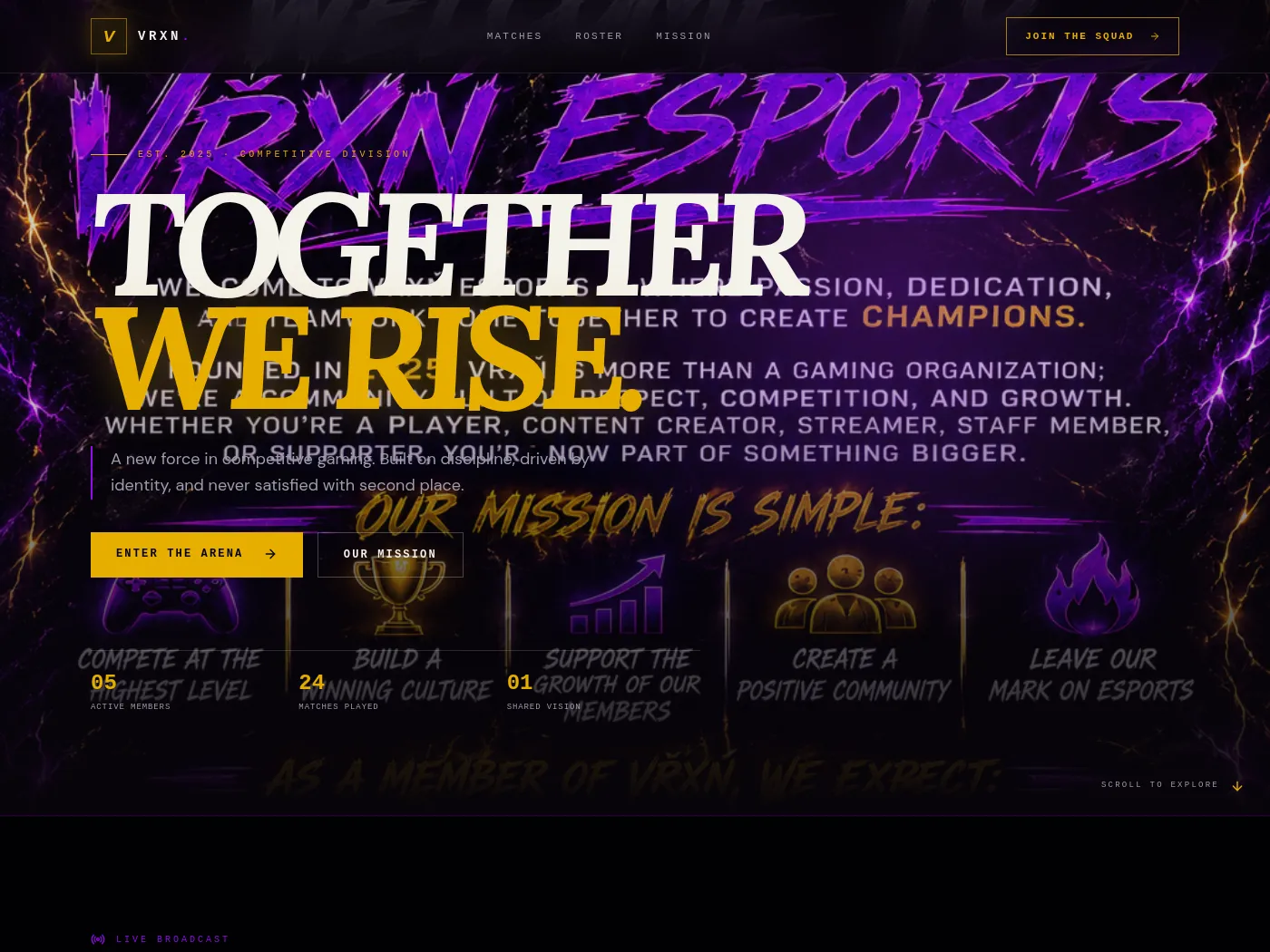 VRXN E-Sports Hub