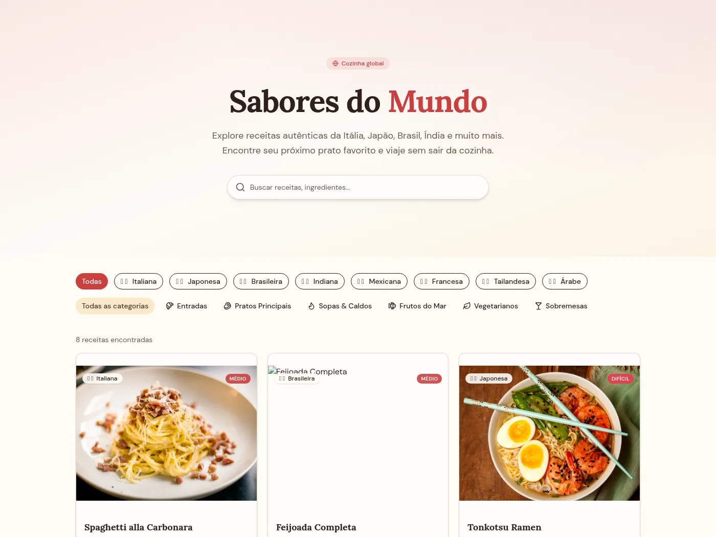 World Recipe App