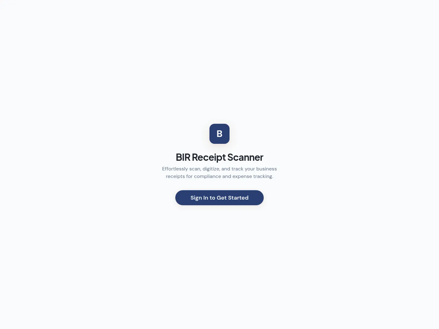 BIR Receipt Scanner