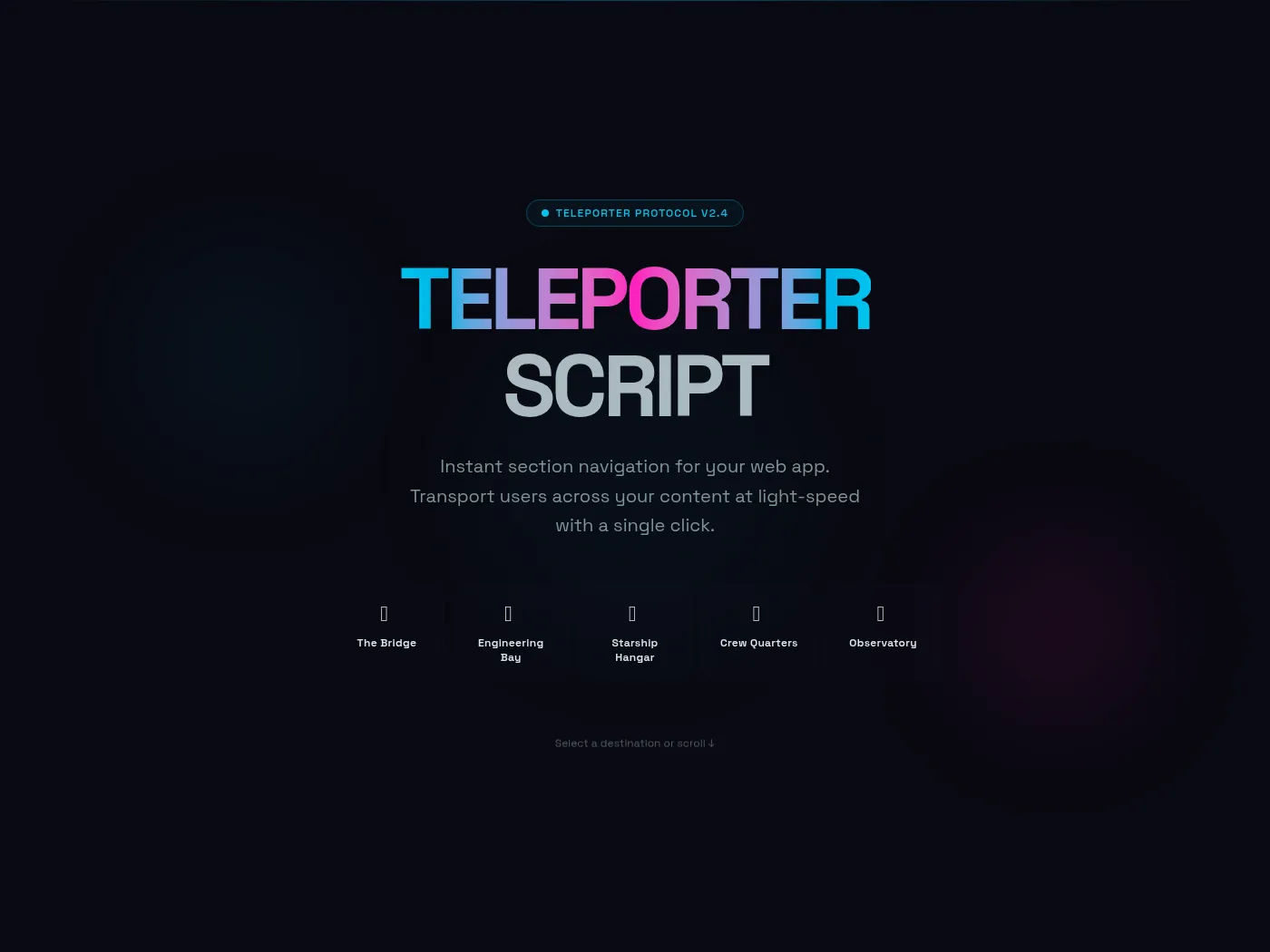Teleporter Script