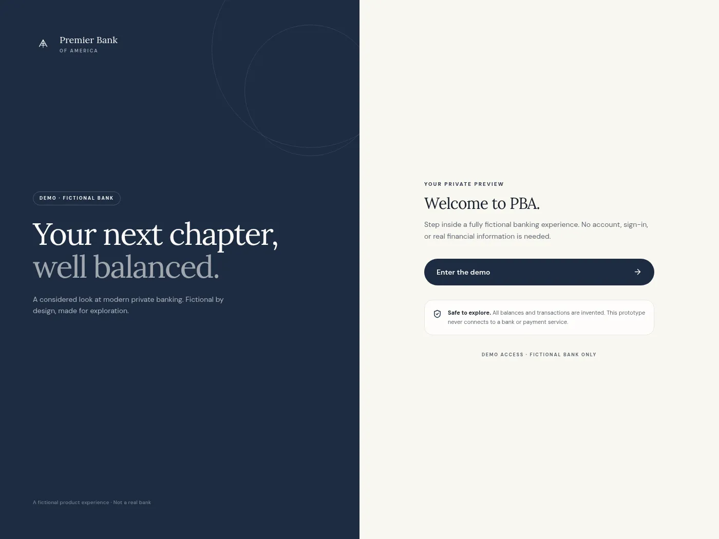 PBA Banking Prototype