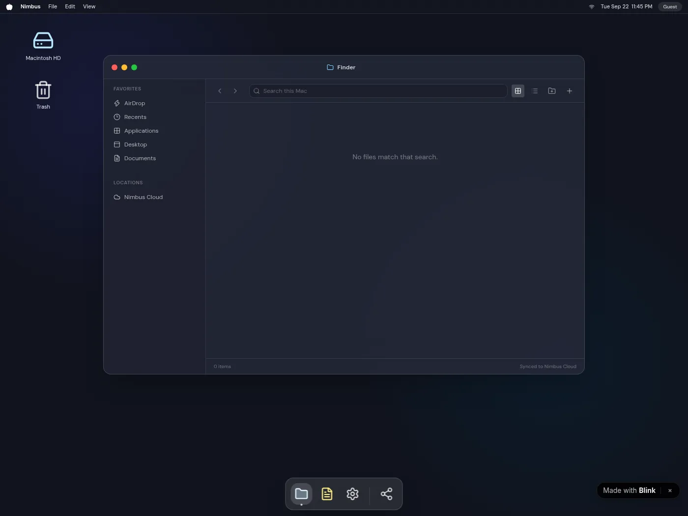 MacOS Web Simulator