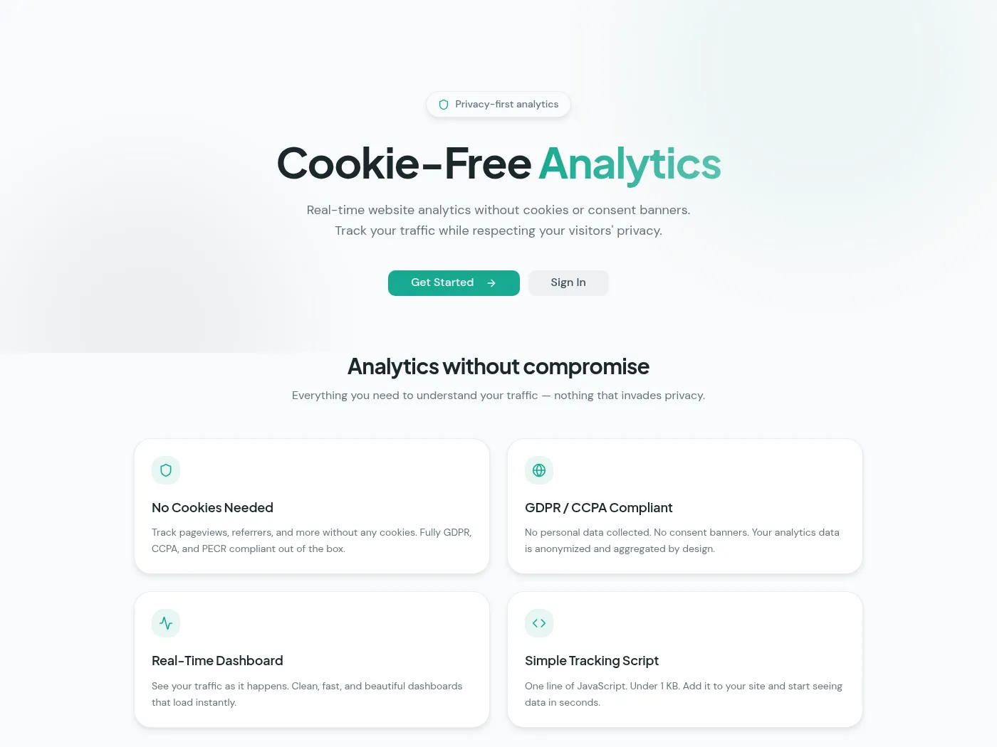 Cookie-Free Analytics