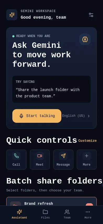 Gemini Voice Assistant