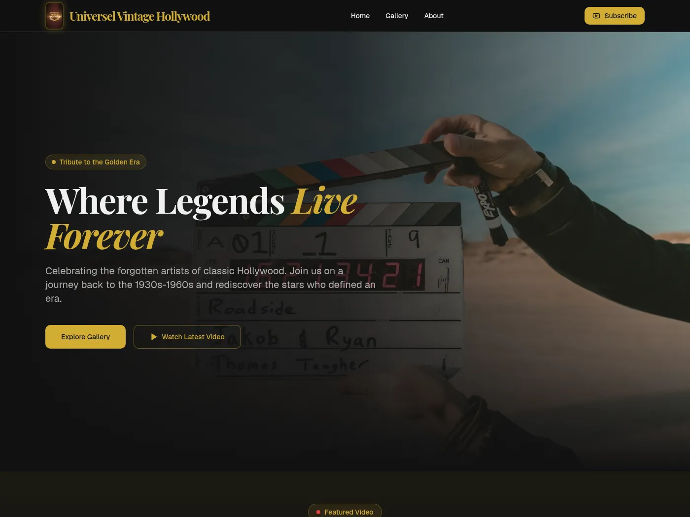Vintage Hollywood Tribute