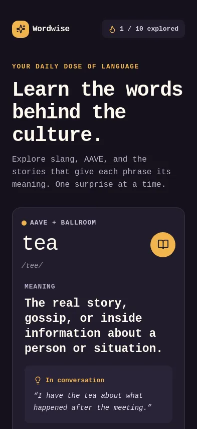 Slang Explorer
