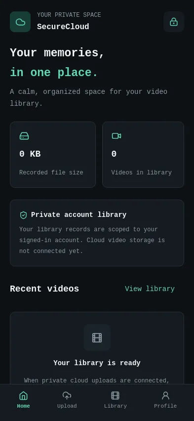 SecureCloud Video Vault