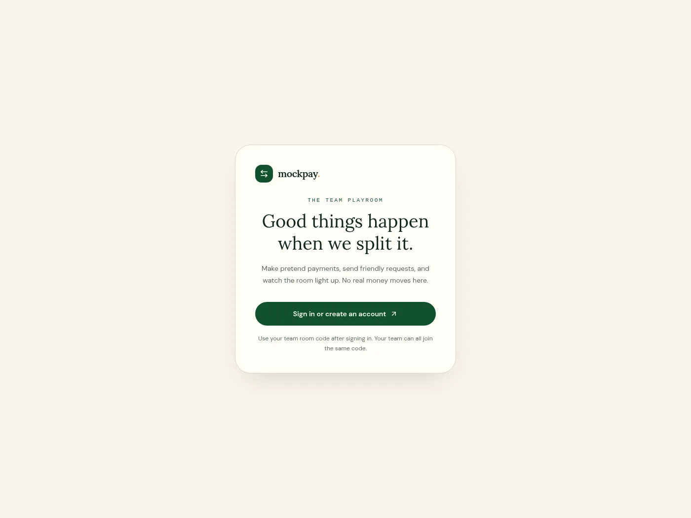 MockPay Playground
