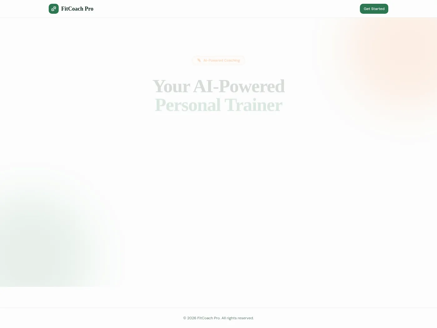 FitCoach Pro System