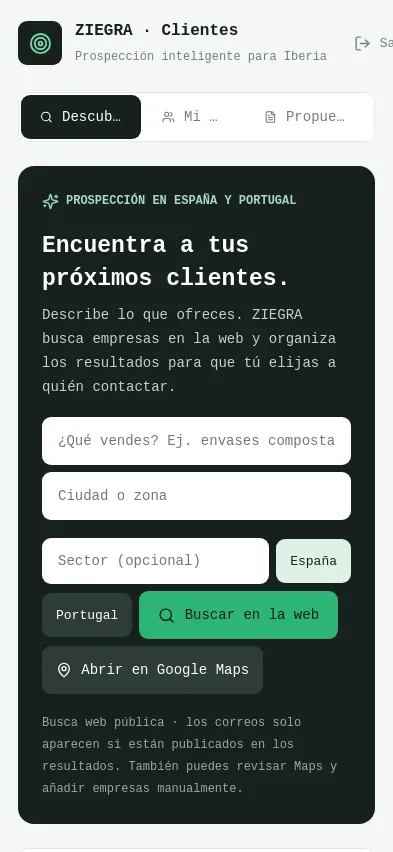 ClientFinder CRM