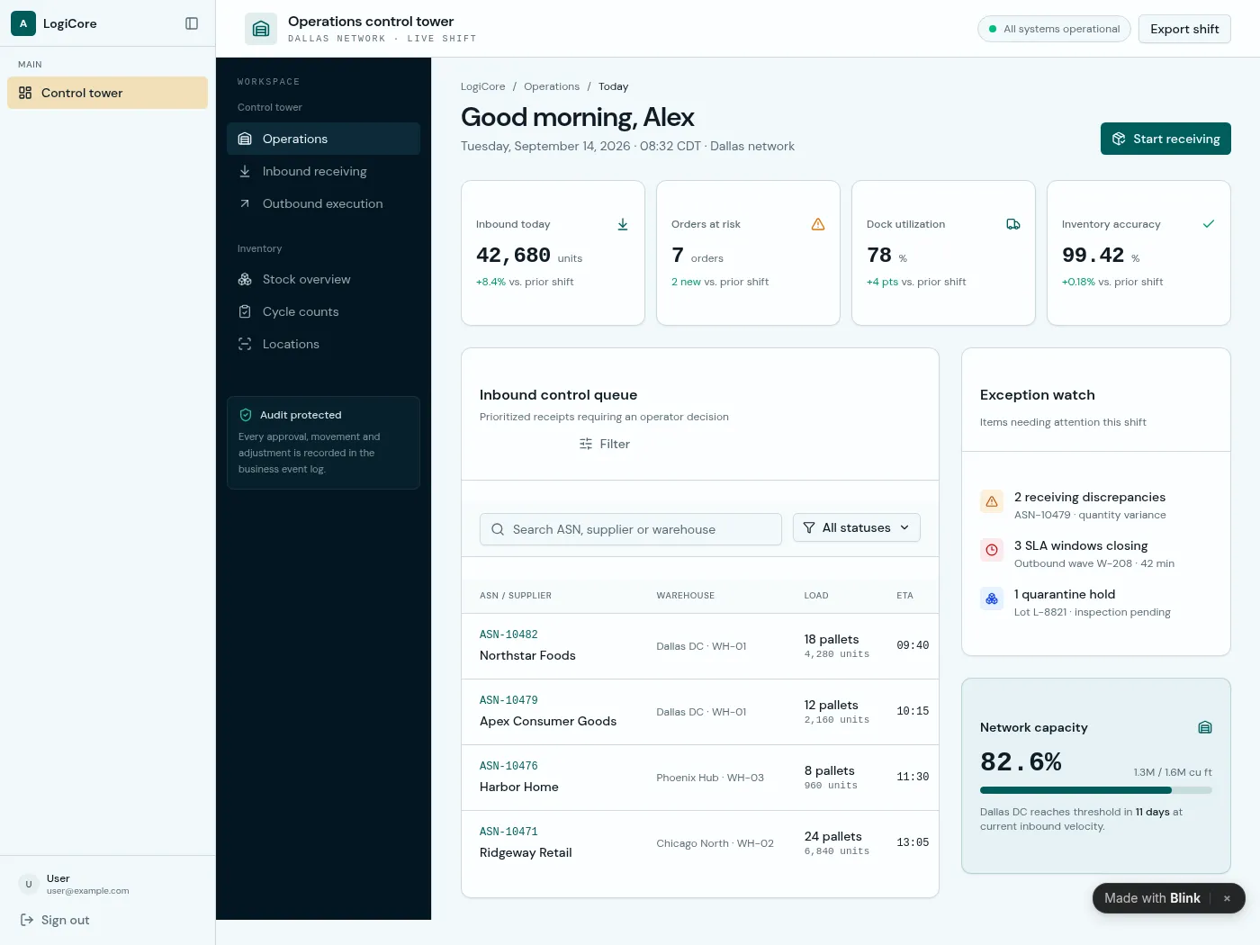 LogiCore 3PL Platform