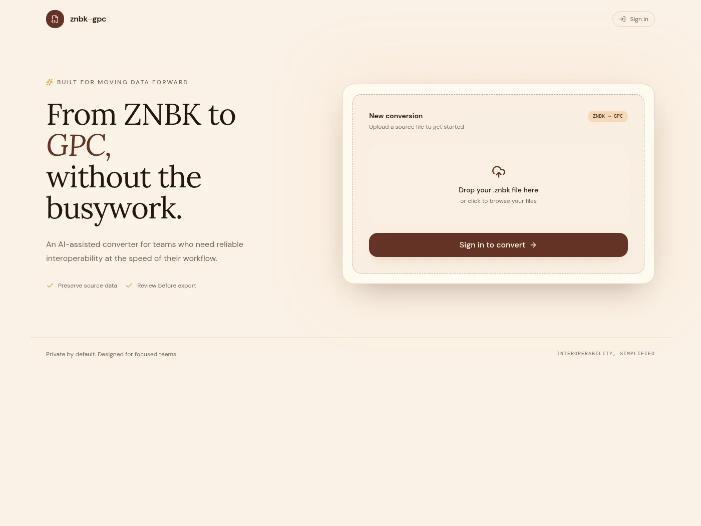 ZNBK to GPC AI Converter