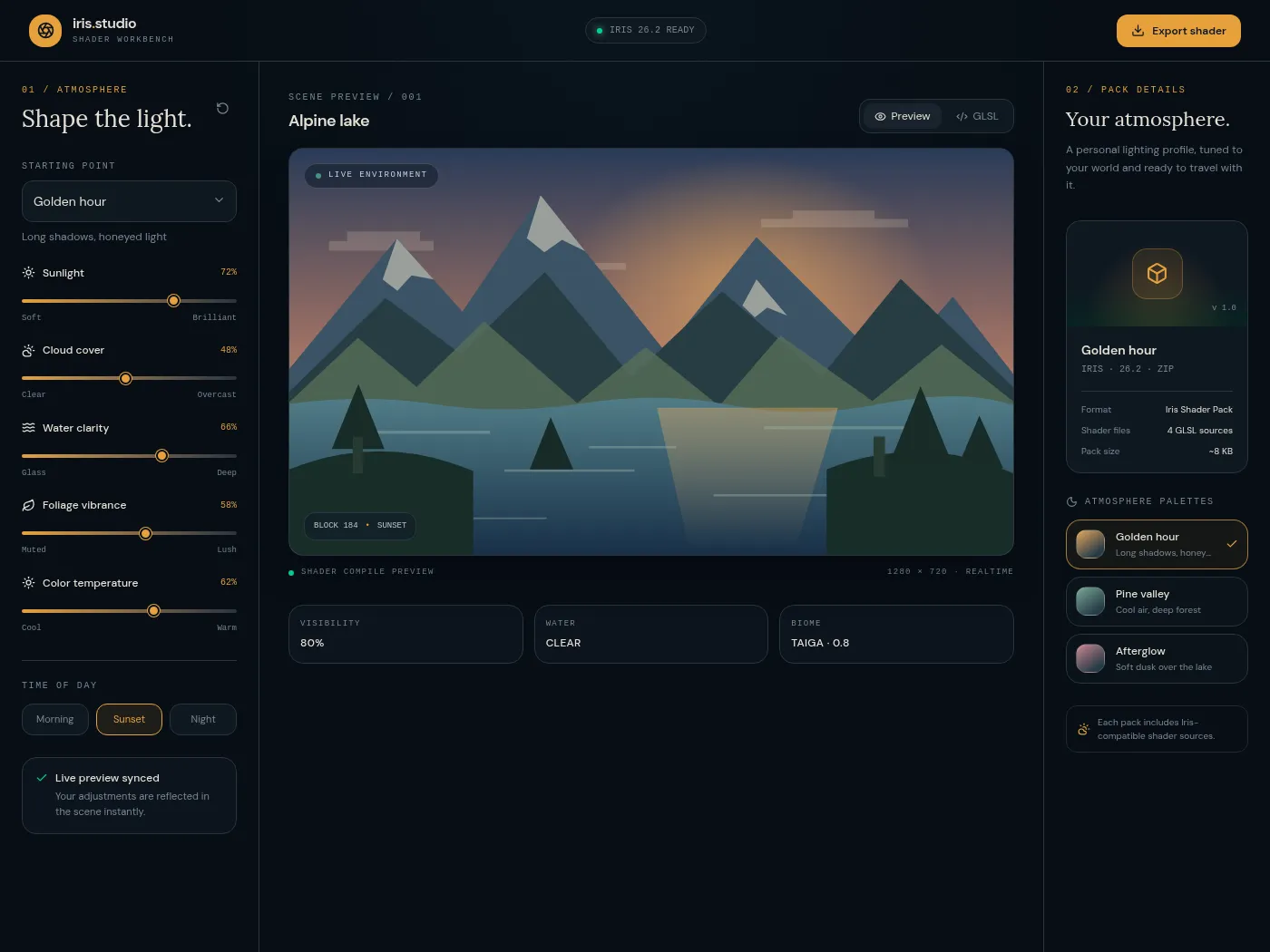 Iris Shader Studio