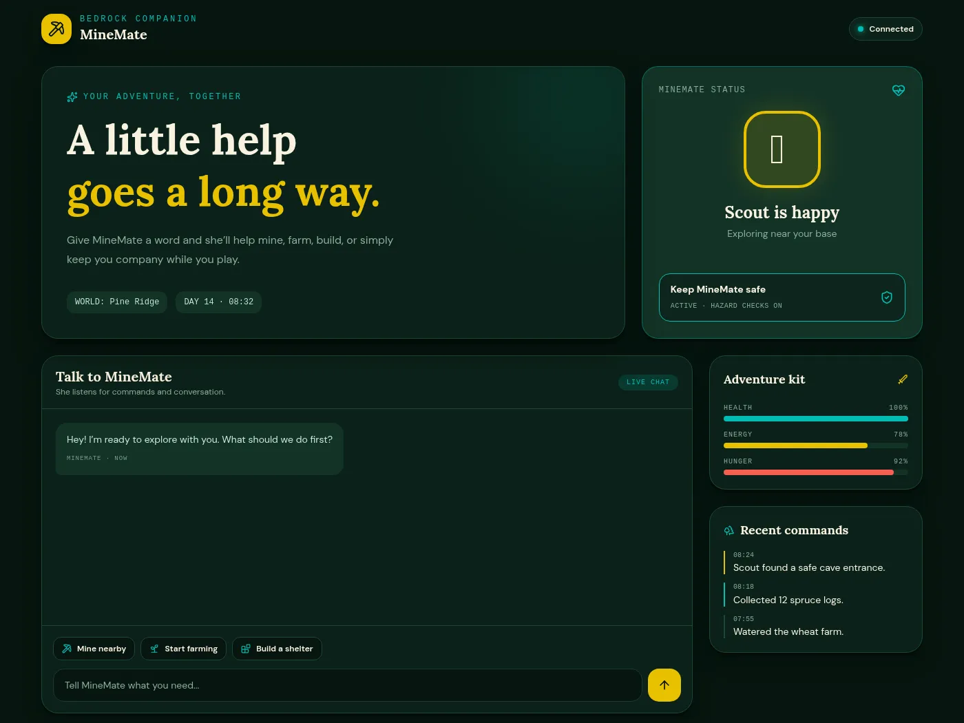 MineMate AI Companion