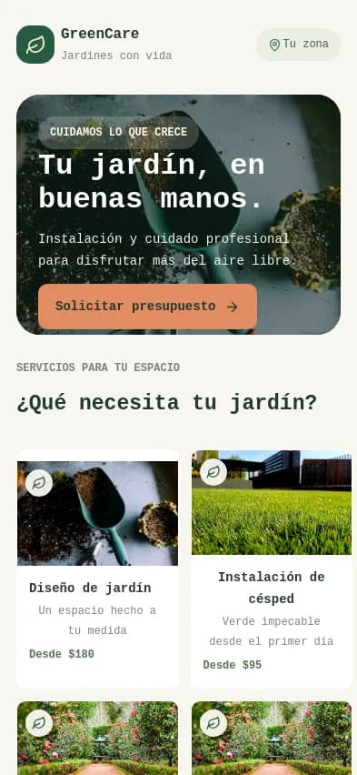 GreenCare Mobile App