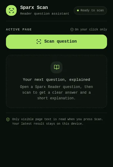 Sparx Scan AI Extension