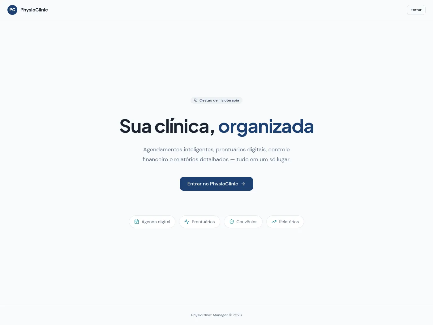 PhysioClinic Manager