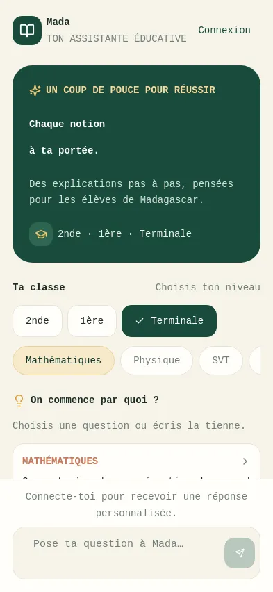 Madagascar Edu Assistant
