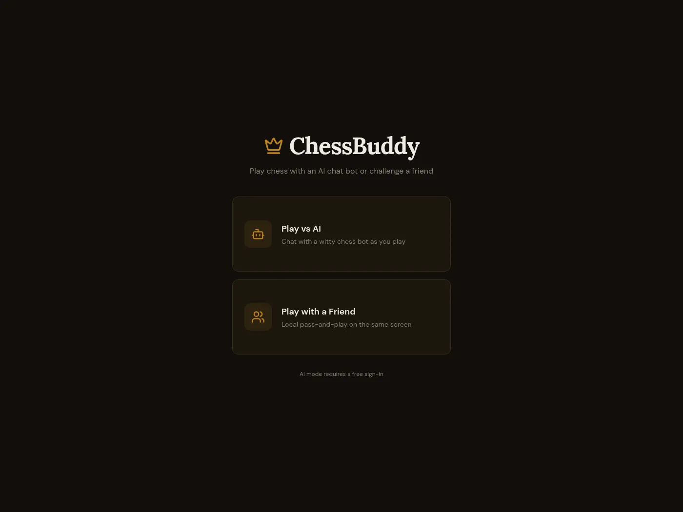 ChessBuddy Online