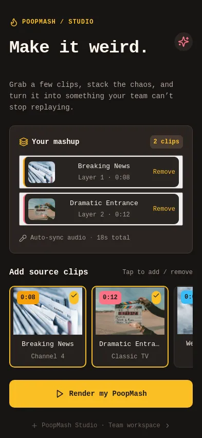 PoopMash Mobile