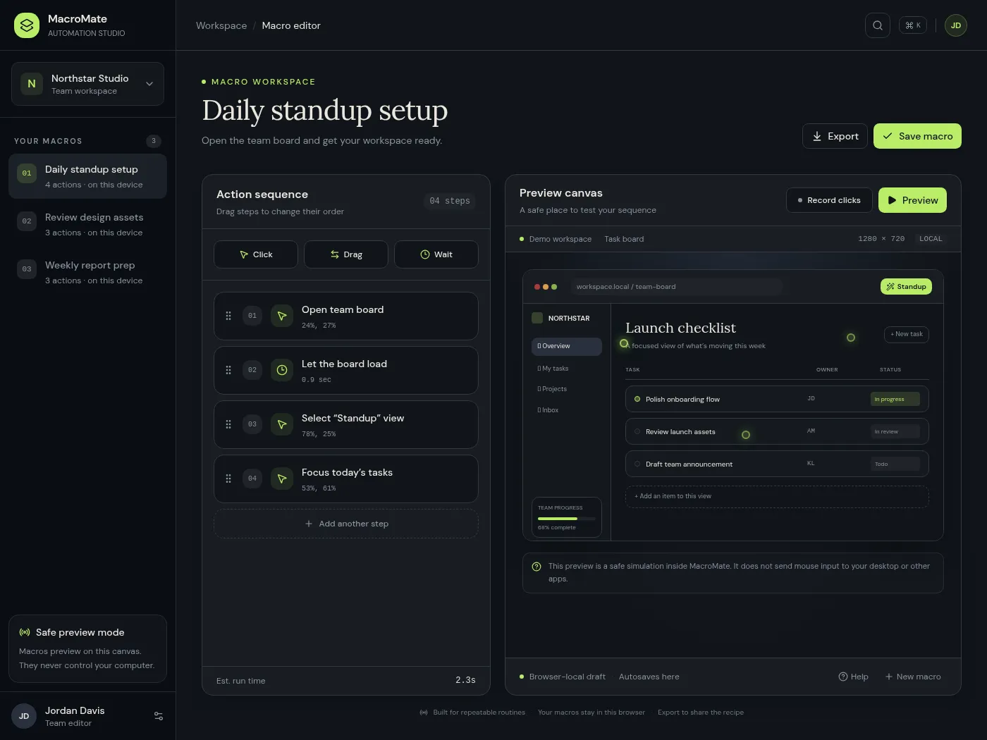 MacroMate Automation Suite