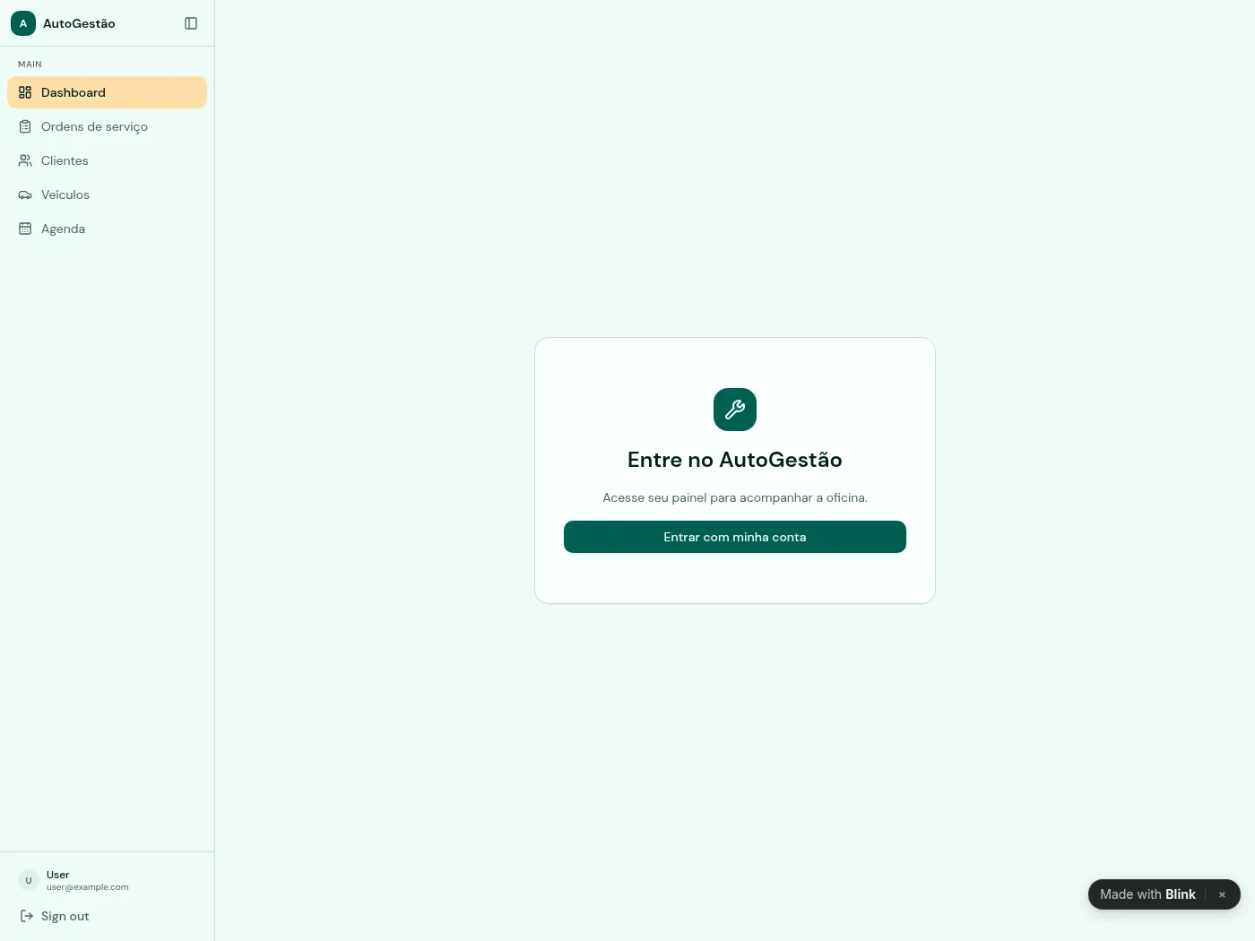AutoGestão Oficina
