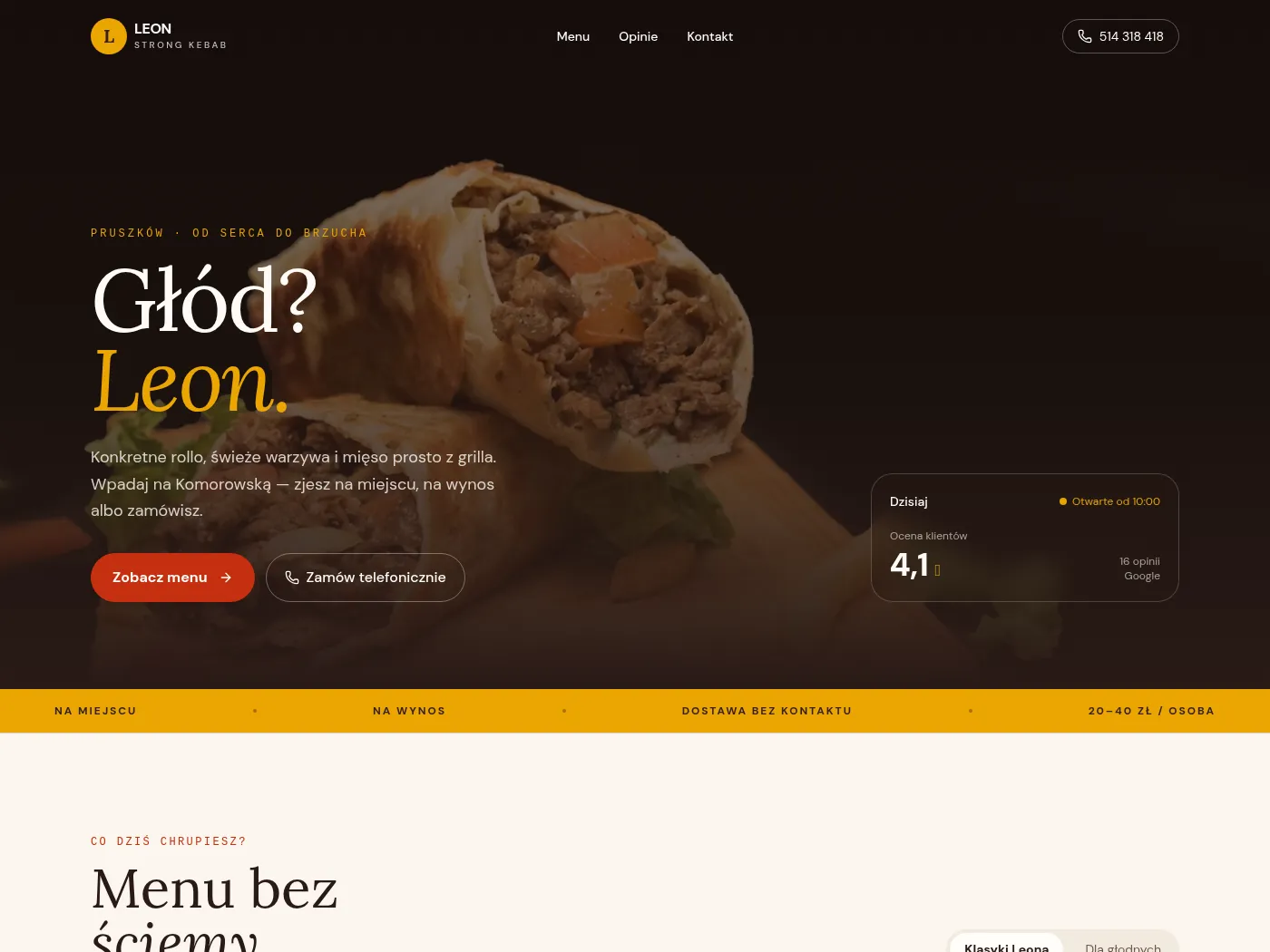 Leon Strong Kebab Site